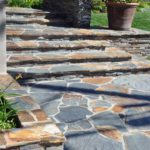 Flagstone Charcoal Quartzite Patio Pavers - Bourget Bros